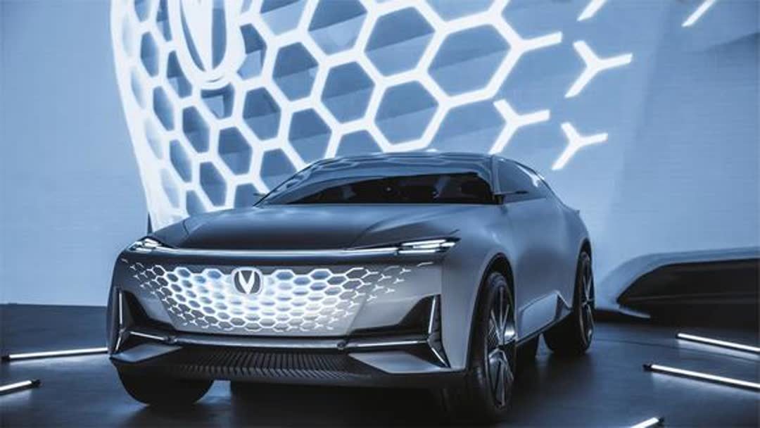 北京车展:长安汽车最新概念车vision-v发布,国产车高颜值SUV