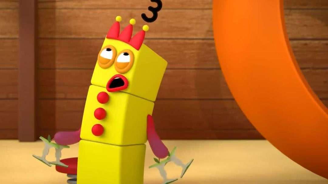 数字积木 早教动画:数字小3崩溃了 想吃个水果 好难啊!