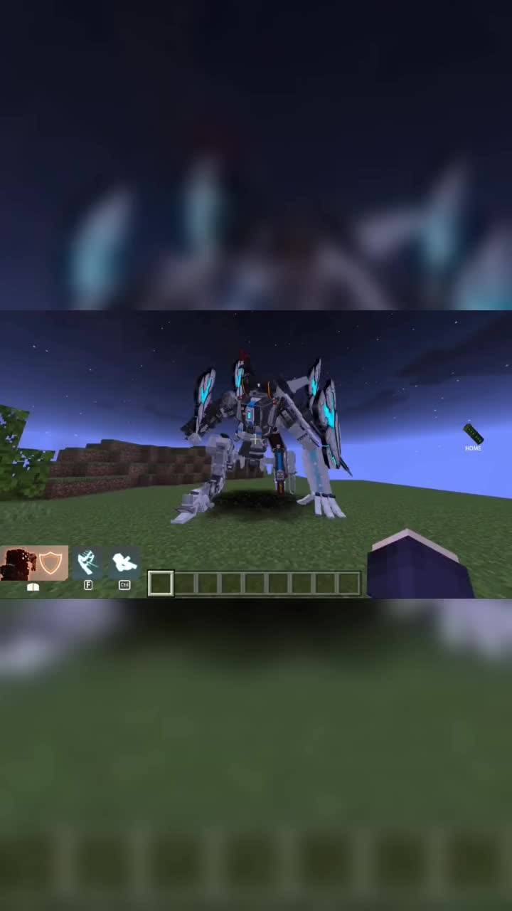 我的世界:这么炫酷的机甲!