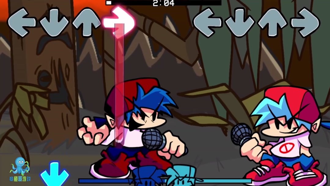 FNF周五放克动画:真假岳母与BF,Sonic.EXE 2.0模组