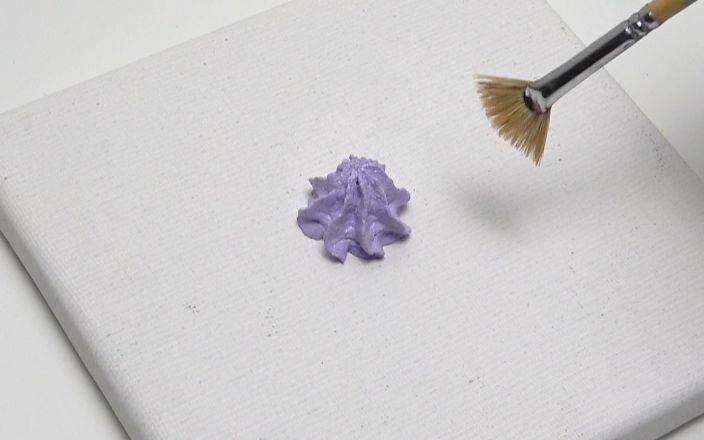 香芋奶油石英砂|一学就会的超简易2分钟丙烯绘画