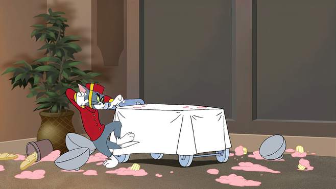 猫和老鼠传奇1:汤姆得到新工作,抓住杰瑞,却将酒店搞得不安宁