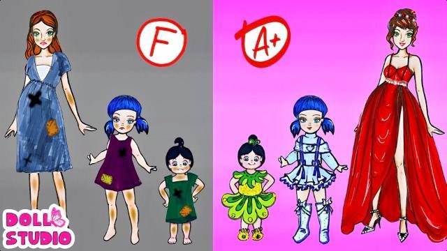 纸娃娃动画:快来看看换上新鞋子新衣服的公主能否让你眼前一亮!