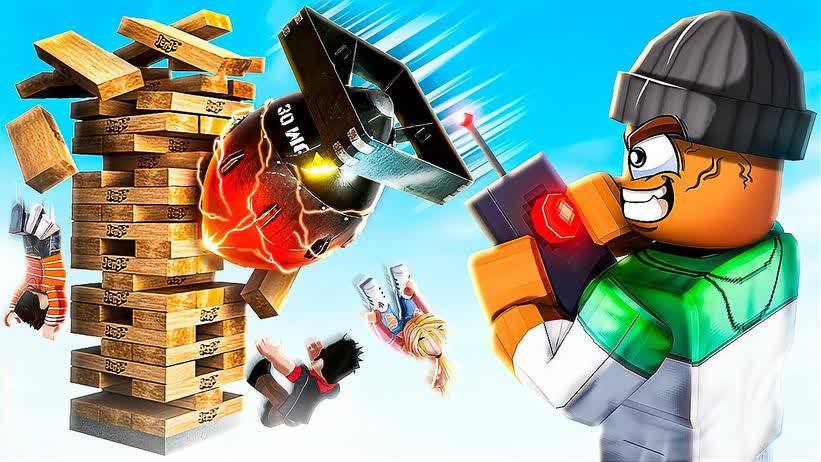 Roblox积木生存模拟器:乐高积木塔生存!积木迷你世界!小格解说