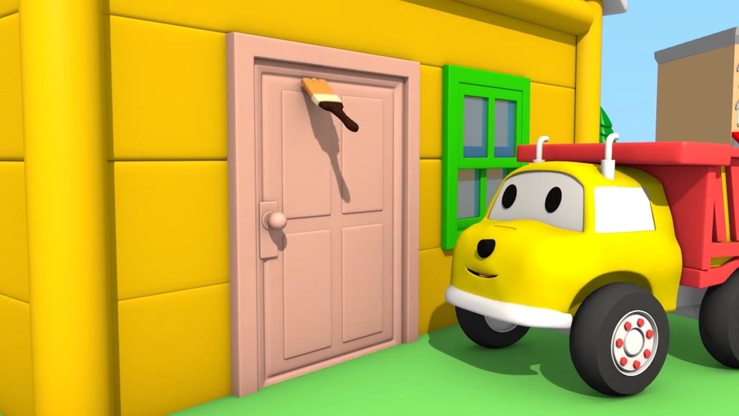 和翻斗车伊森学习 第2季 第18集 粉刷房子