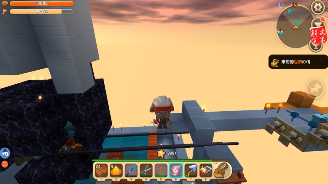 迷你世界,久了不用的全自动刷怪塔就会坏掉