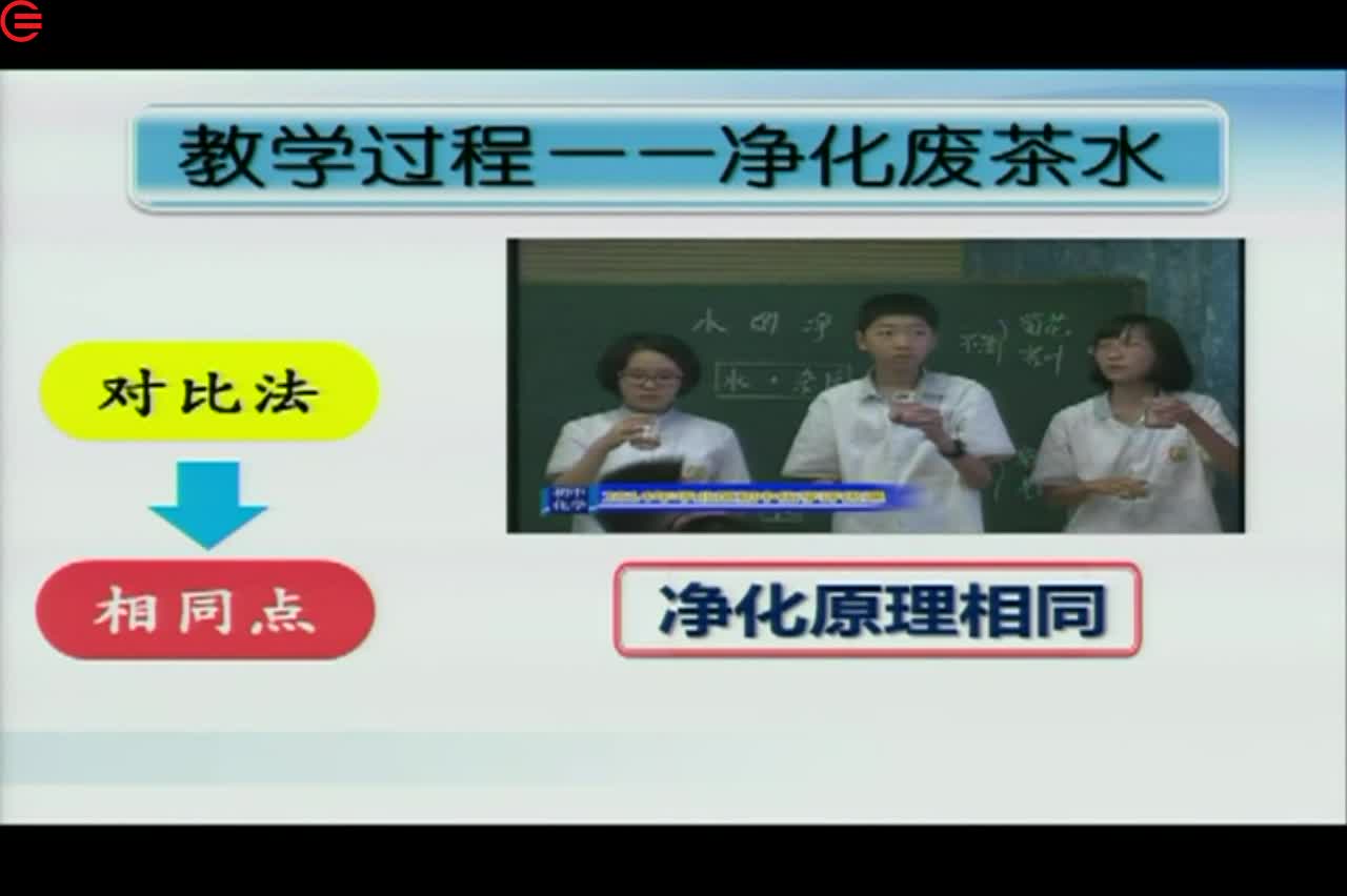 初中化学《水的净化》【周妍】一等奖说课实录(第二届全国中小学...