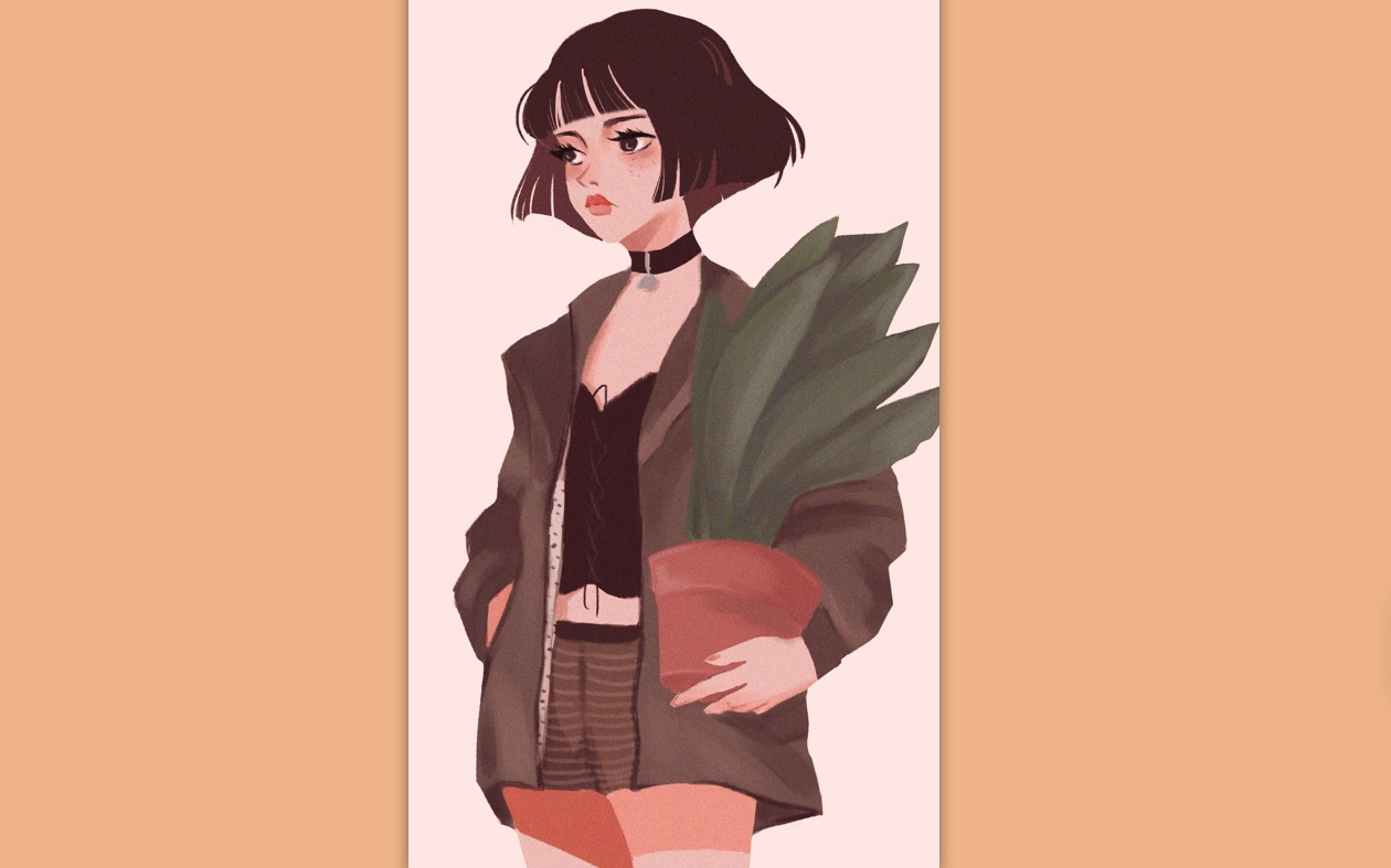 【ps板绘】这个杀手不太冷玛莲娜插画速剪