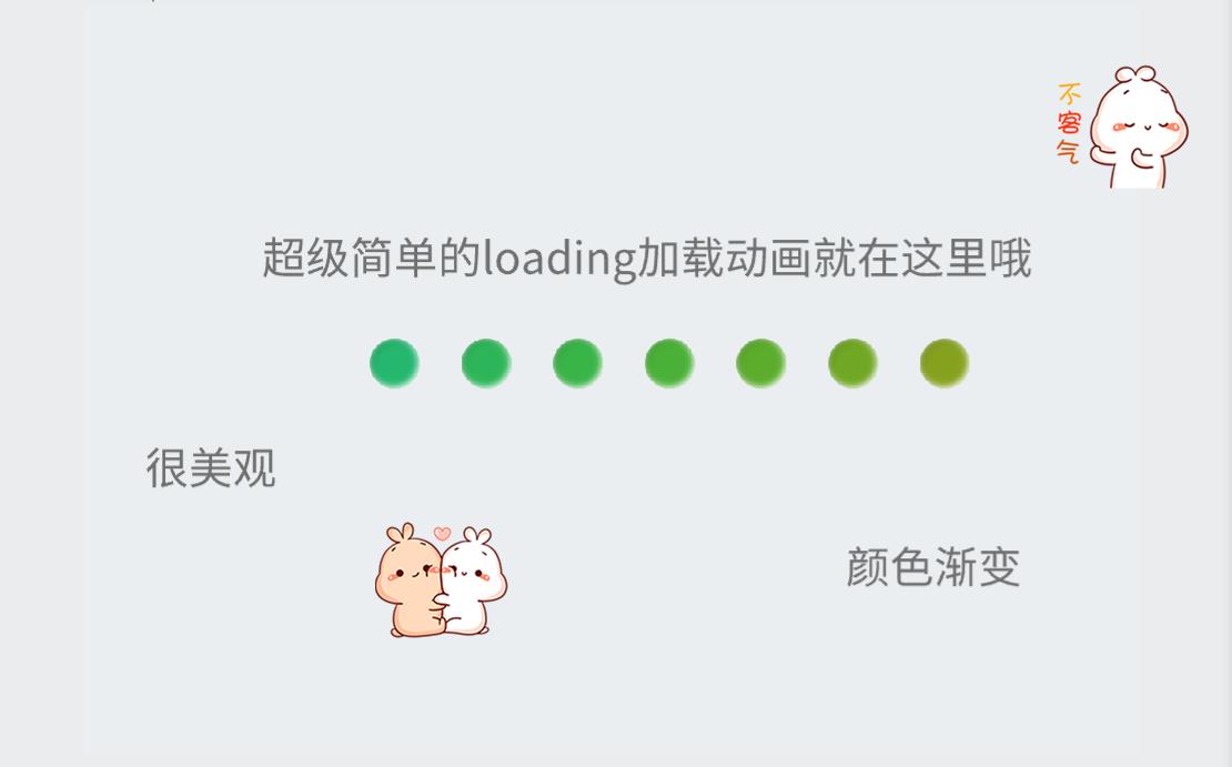 HTML5+CSS3小项目:超级简单的加载动画哦!