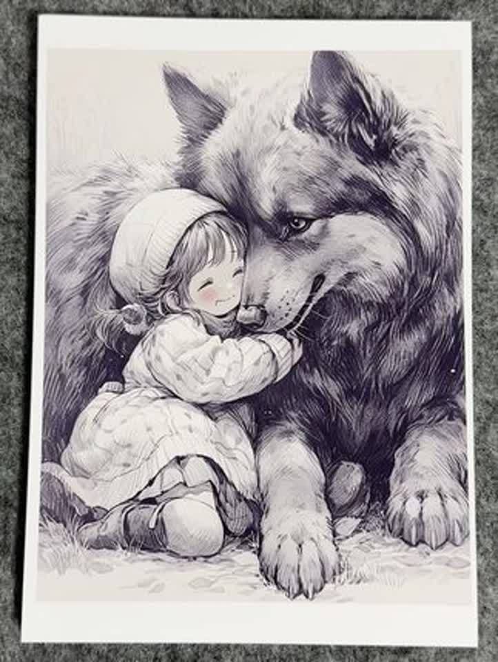 巨物世界,笔下的动物形象体型巨大,却毛茸茸的,给人扑面而来的温暖和...