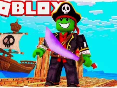 小格解说 Roblox 海盗模拟器:变身欢乐海贼王!买了巨型海盗船!