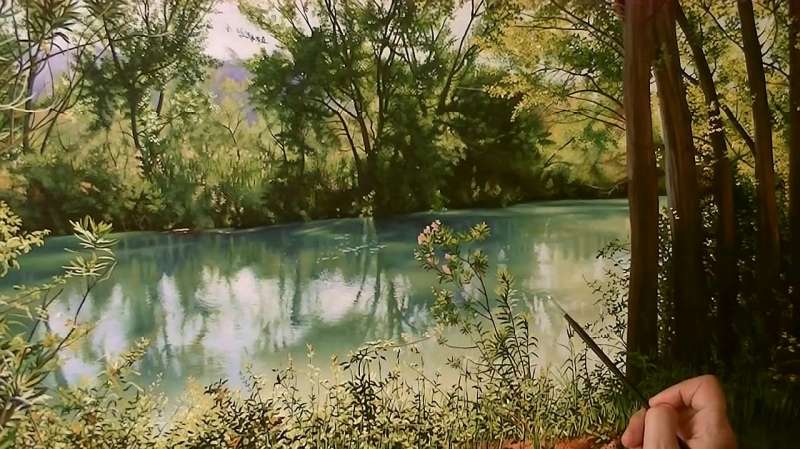 好美的森林,好温暖的阳光,大神画的真是太好了