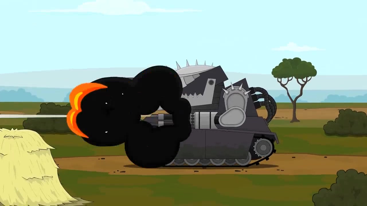 坦克世界动画:机甲车入侵德军内部_哔哩哔哩