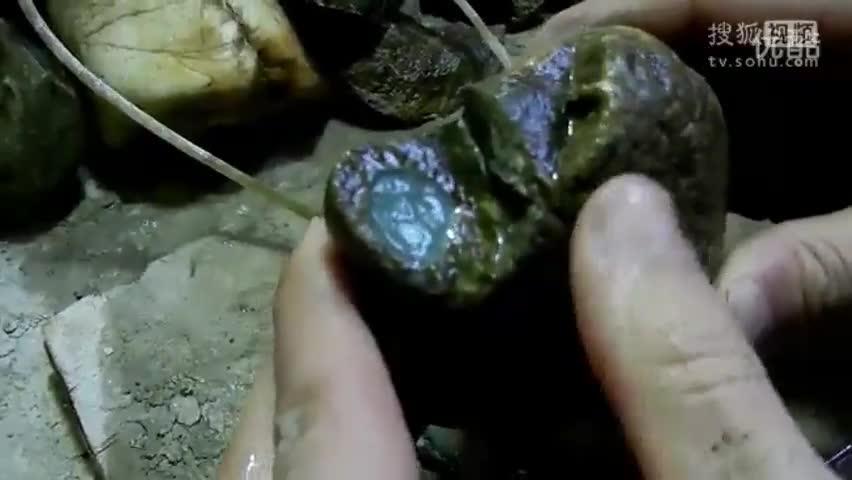 翡翠原石开窗视频实战简介