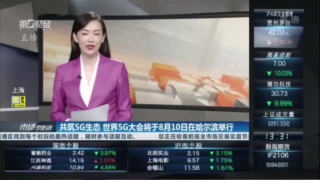 共筑5G生态 世界5G大会将于8月10日在哈尔滨举行