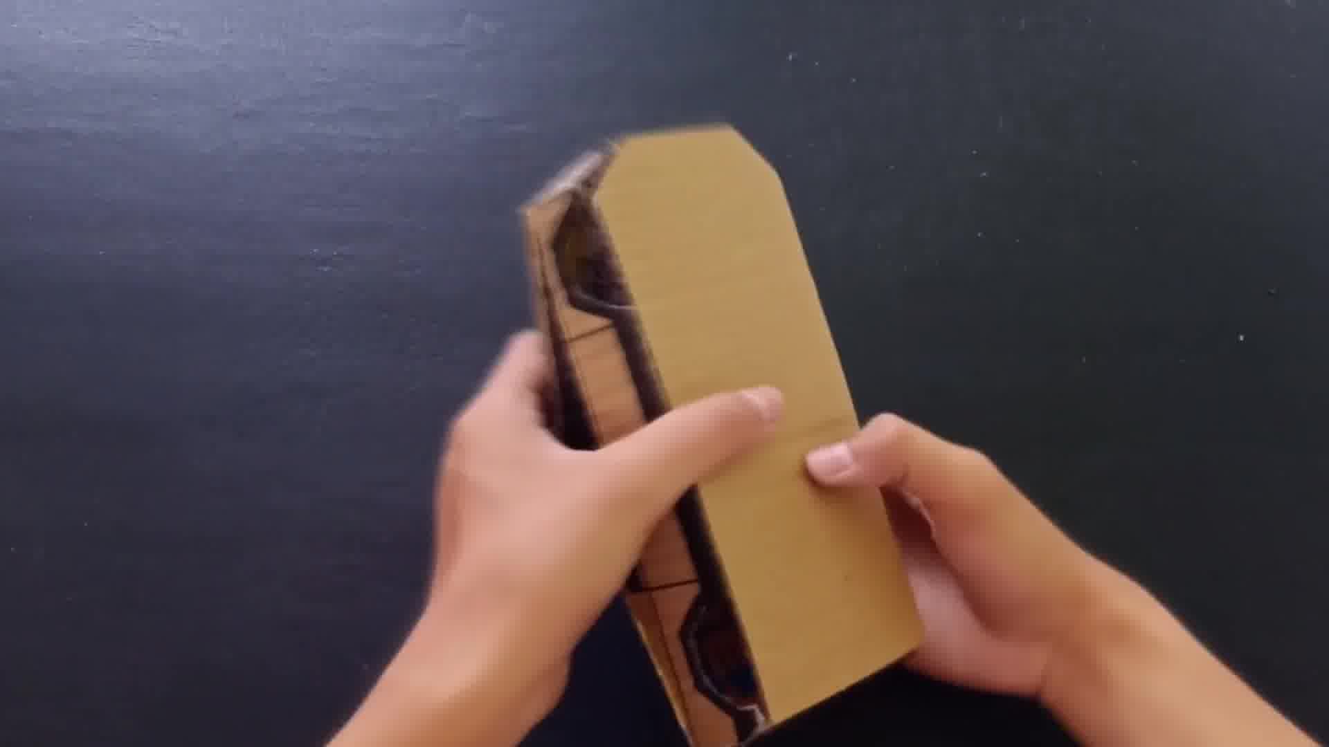 手工礼物季,一根笔一个纸箱快速制作特斯拉皮卡车,超简单