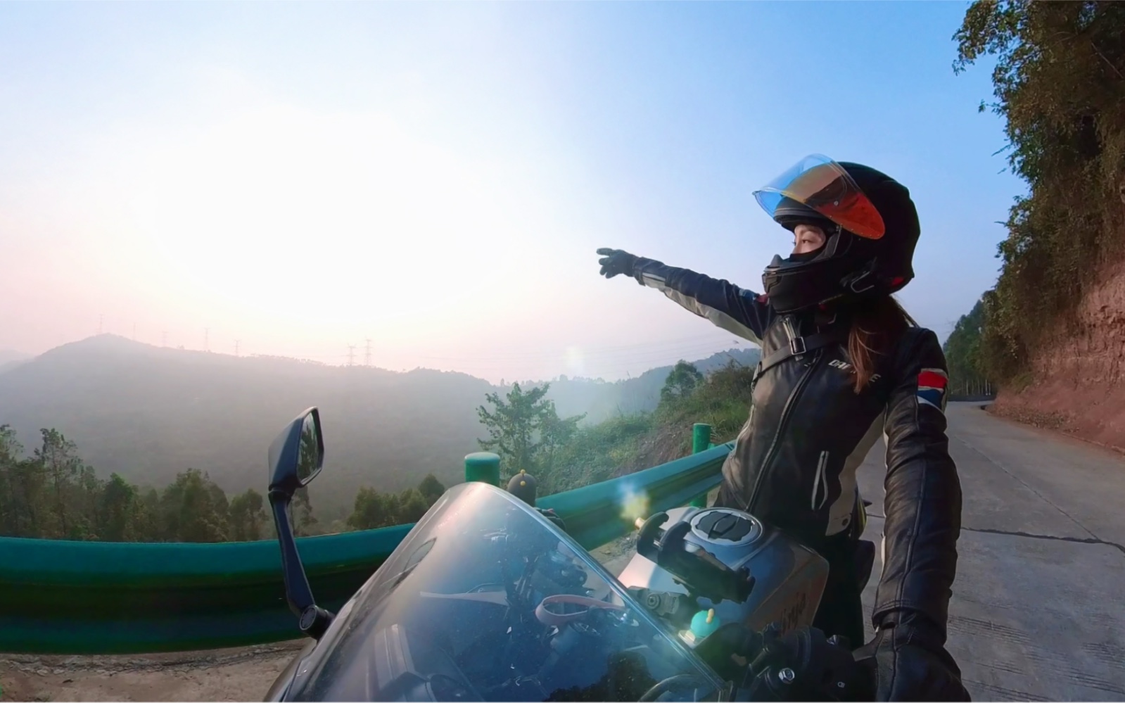 摩托骑行记录-成都丹景台