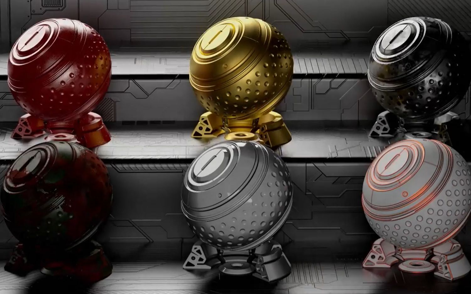 C4D Redshift渲染器材质制作视频教程