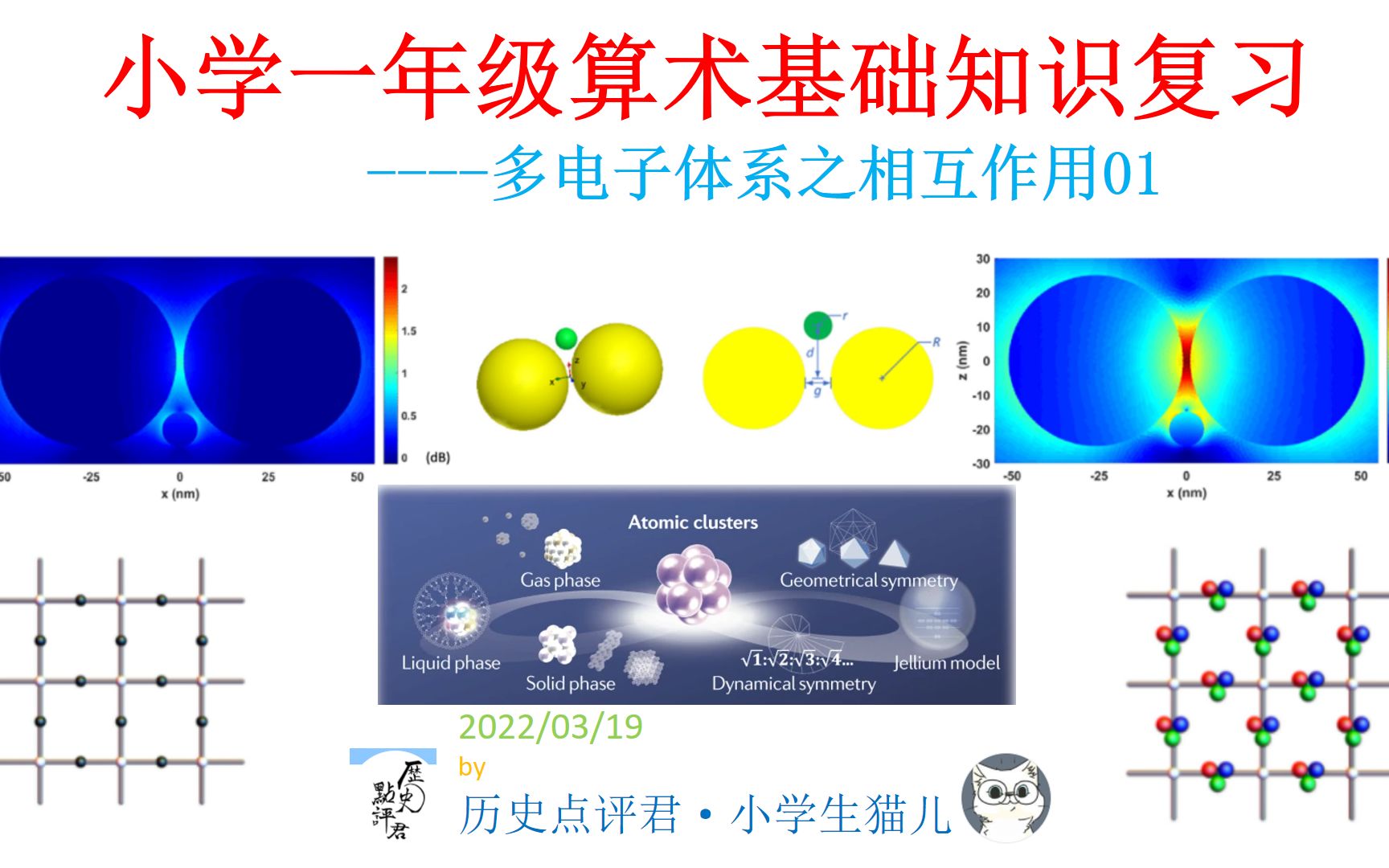 【小学一年级算术基础知识复习】诺特定理及多电子体系之相互作用01