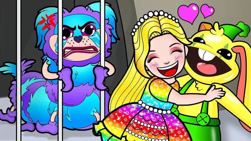 定格动画:女孩想养宠物狗被妈妈拒绝,狗狗愤怒黑化变身狂躁恶魔