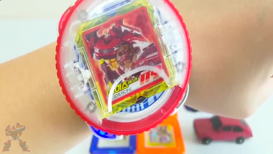 超级变形金刚手表_合体玩具_迷你汽车玩具漩涡泡洗车玩