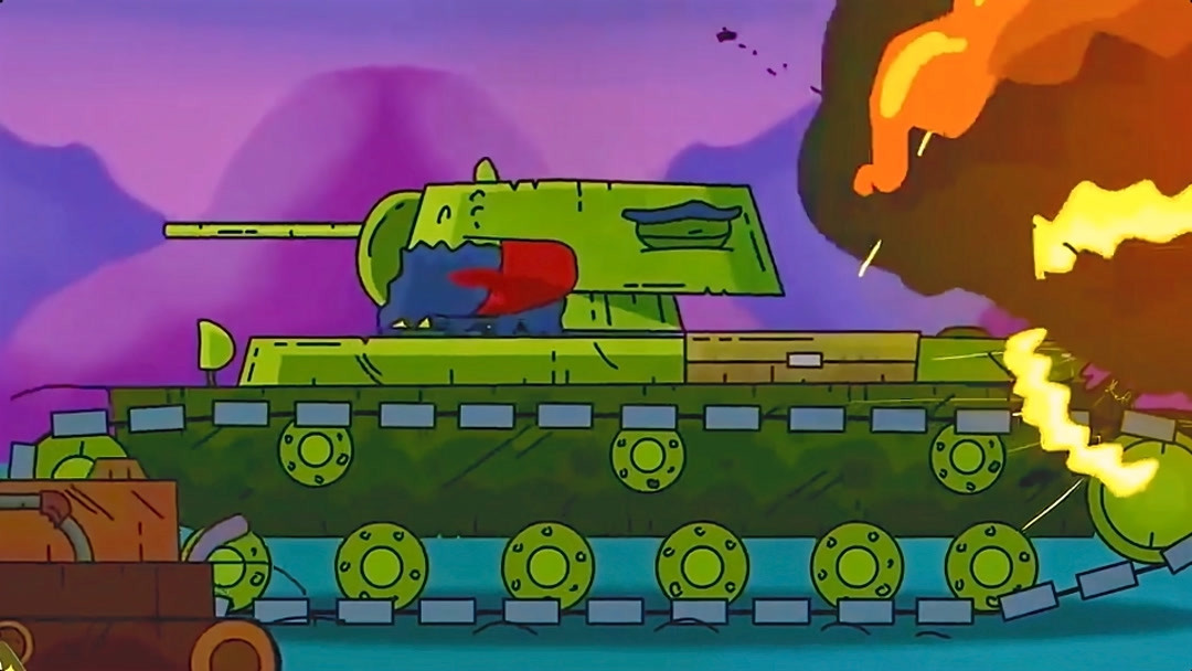 坦克世界动画:毒液版的坦克大战!吞噬其他坦克就能获取强化吗?