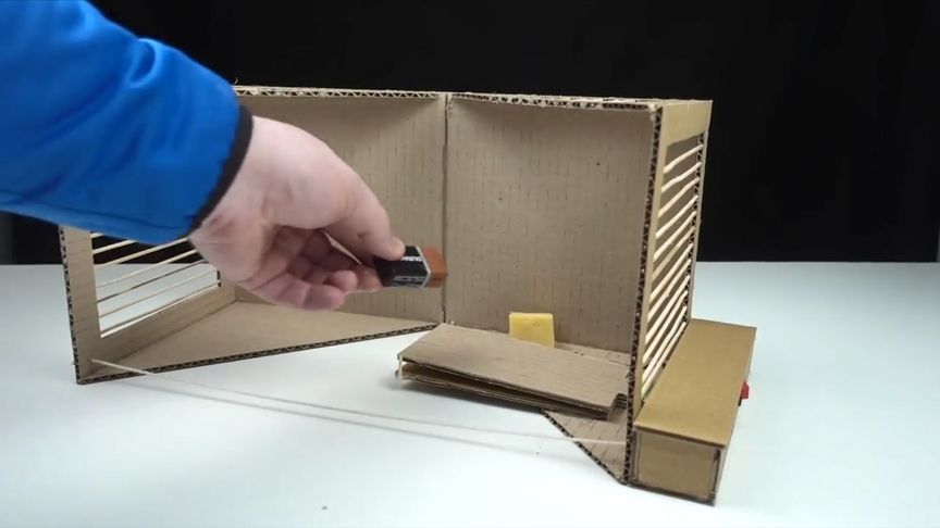 DIY 简易捕鼠器!如何用纸板制作捕鼠器?