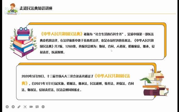 学生民法典主题班会(第五小学自用)