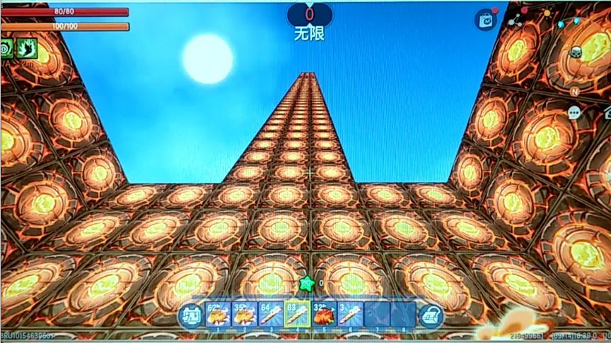 迷你世界:重力跑酷地图,会无重力百段跳无敌,但我也是有极限的