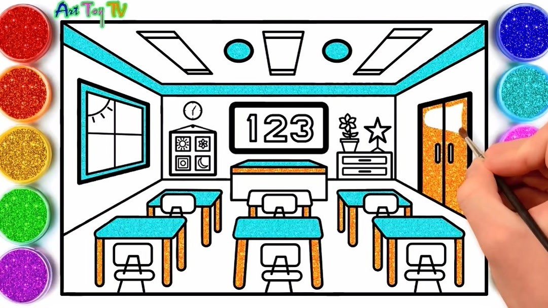 露西姐姐早教启蒙系列:教室涂鸦