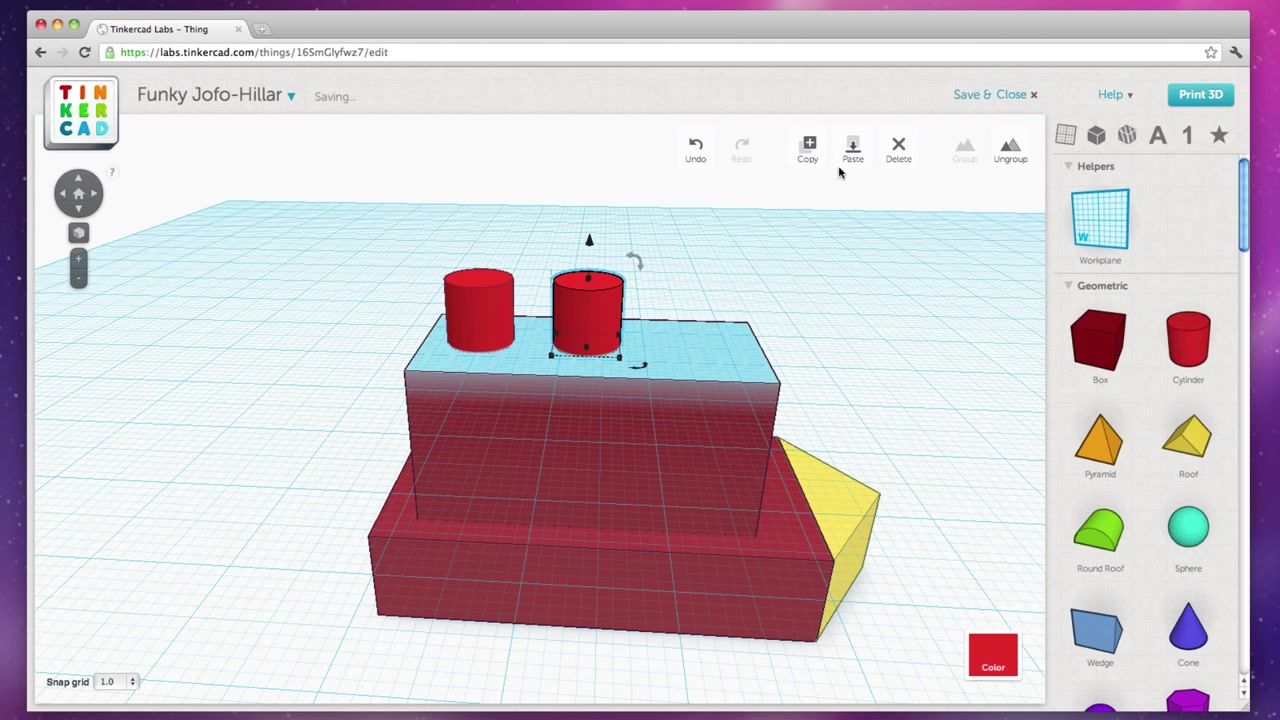 Tinkercad tutorial