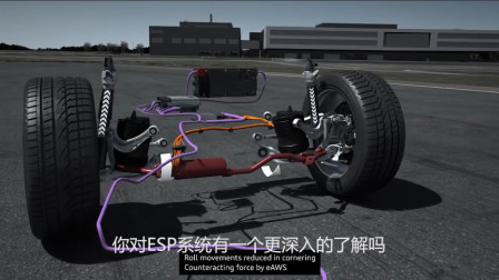 ESP电子车身稳定系统有多大用?3D演示工作原理,怪不得贵车标配