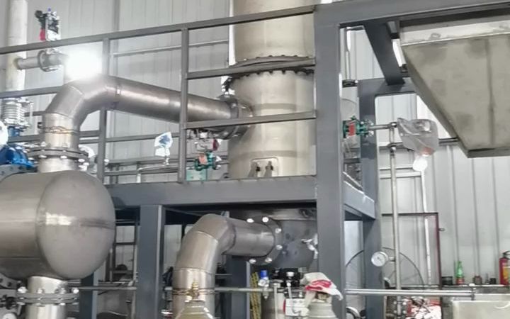 工厂直击 MVR蒸发器赶工期中