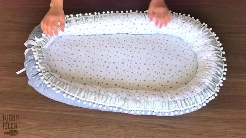 婴儿床别买,教你简单制作便携式椭圆形婴儿床,自己做的就是舒服