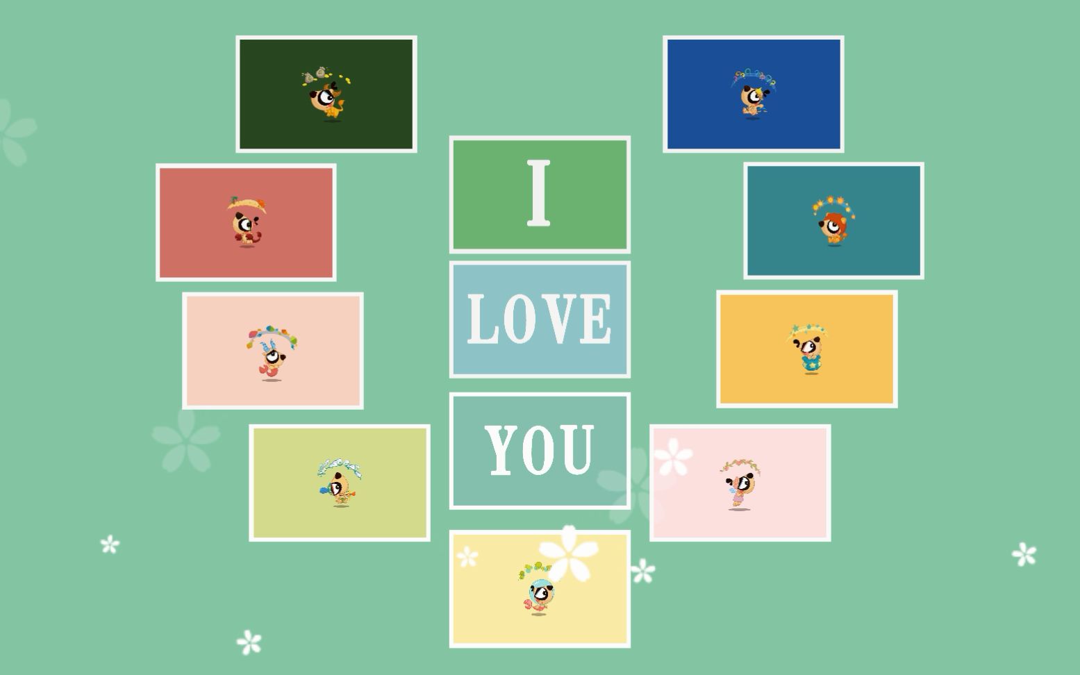 【会声会影模板】小清新简约电子相册_相信爱情