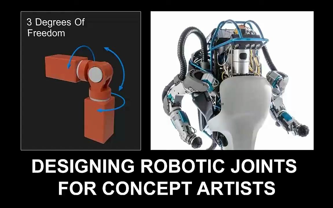 为概念艺术家设计机器人关节