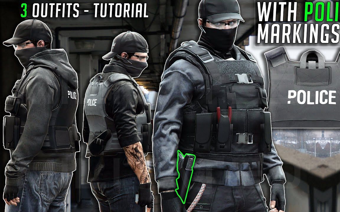 卧底警察漏洞服装--在线制作 GTA Online