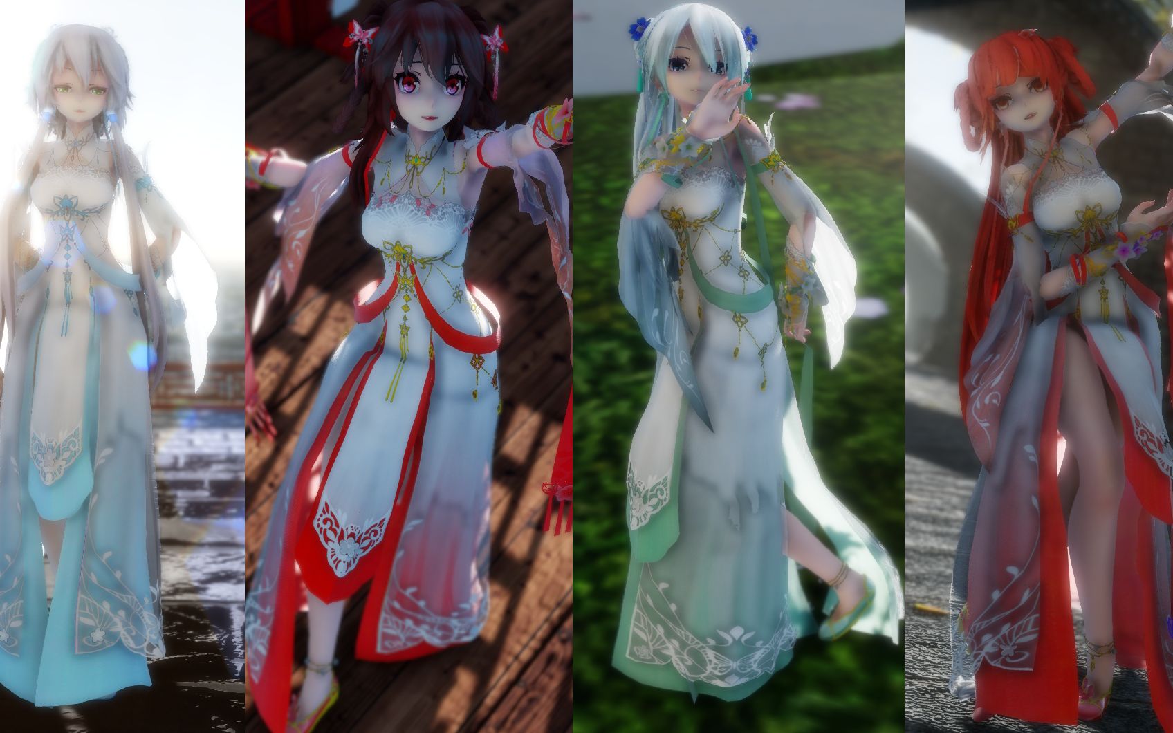 【真实渲染MMD/牵丝戏】你一牵我舞如飞 你一引我懂进退