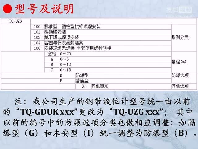 大量程钢带液位计