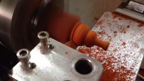 数控车床加工葫芦合并原始视频