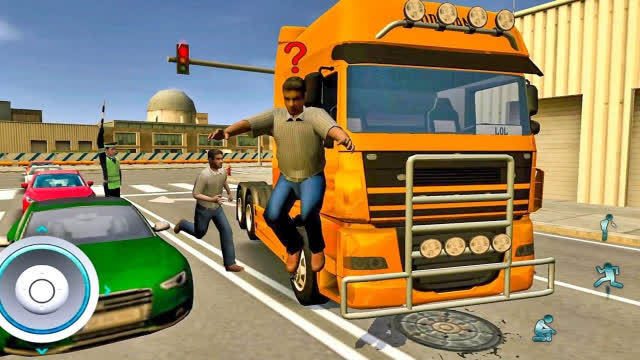 欧洲卡车司机,我们去巴塞罗那!卡车...