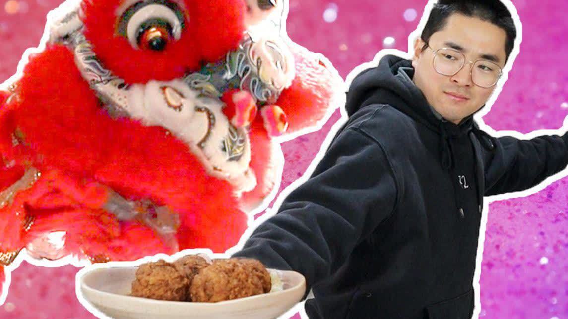 【狮子头×舞狮√】这不比博人传热血?美食UP主果然都是怪物!