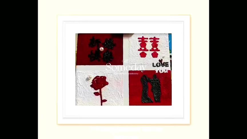 #装饰画 #肌理画 #丙烯画 #零基础学画画 #肌理画教程