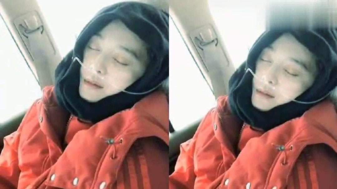 范冰冰血管太细打吊针扎不到,虽表情痛苦,但依旧不忘安慰护士