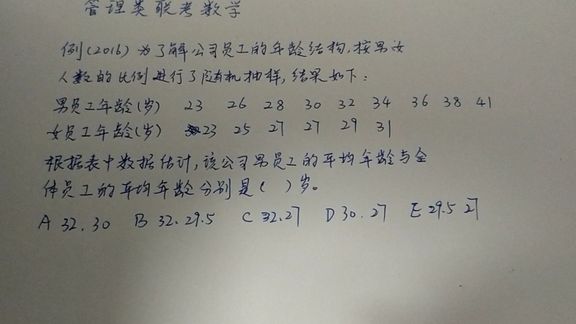 管理类联考199数学初等数学