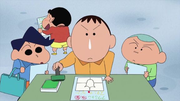 蜡笔小新:有盖章恐惧症的正男