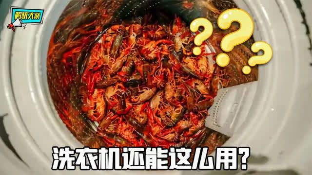 洗衣机还能这么用你们还真是除了洗衣,啥都干
