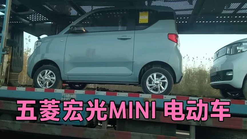 路遇40多辆五菱宏光MINI 电动车,超萌