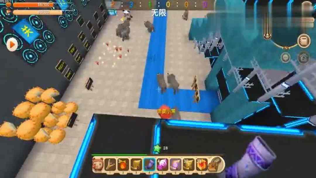 迷你世界:门口的这么多狗狗是谁放的?