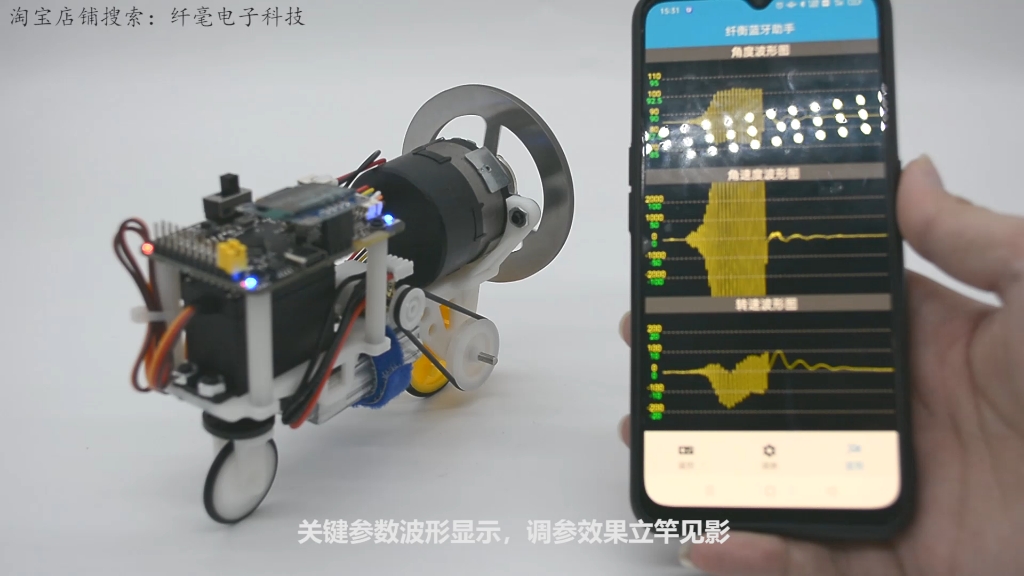 动量轮自平衡自行车